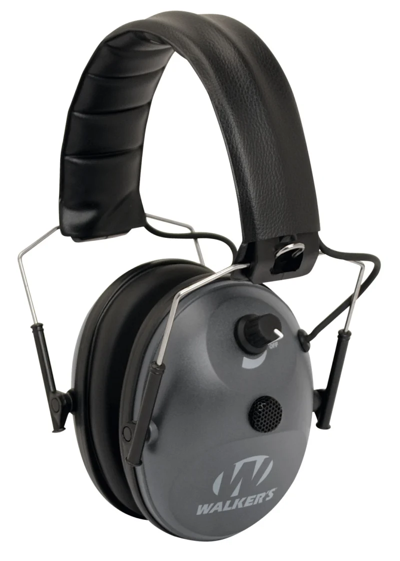 Walkers GWPWLK1MEM Single-Mic Electronic Muff, Black - Georgia Guns & Ammo