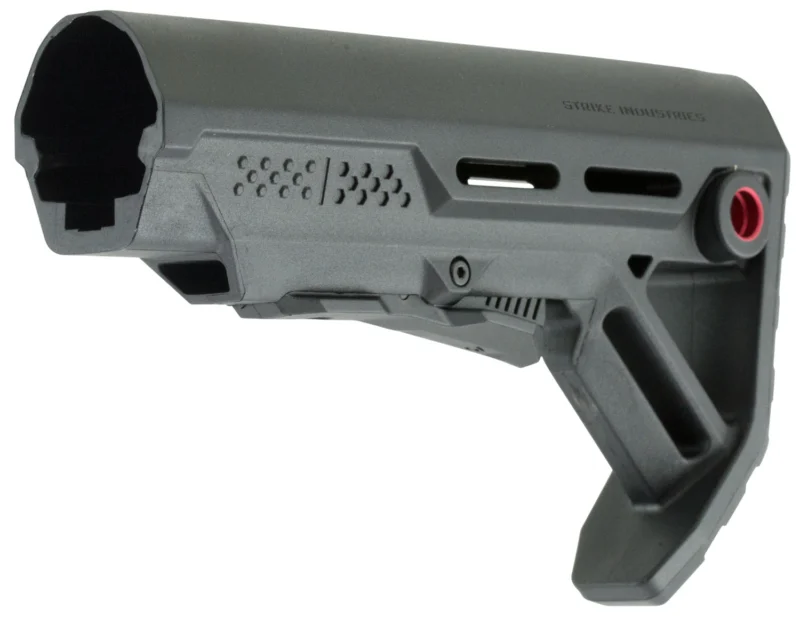 Strike STRIKEESMOD MOD1 Mil-Spec Red Accent Black Synthetic For AR-15 ...