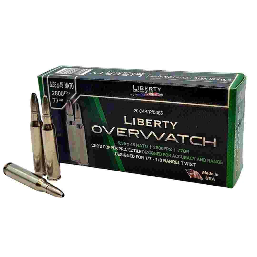 Liberty Overwatch 5.56 NATO 77 Gr Copper 20rd/Box - Georgia Guns & Ammo