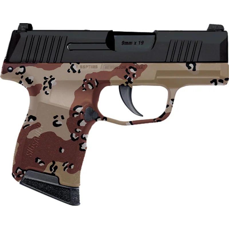 Sig Sauer P365 Custom "Chocolate Chip Hydro Dip Frame" Handgun 9mm ...